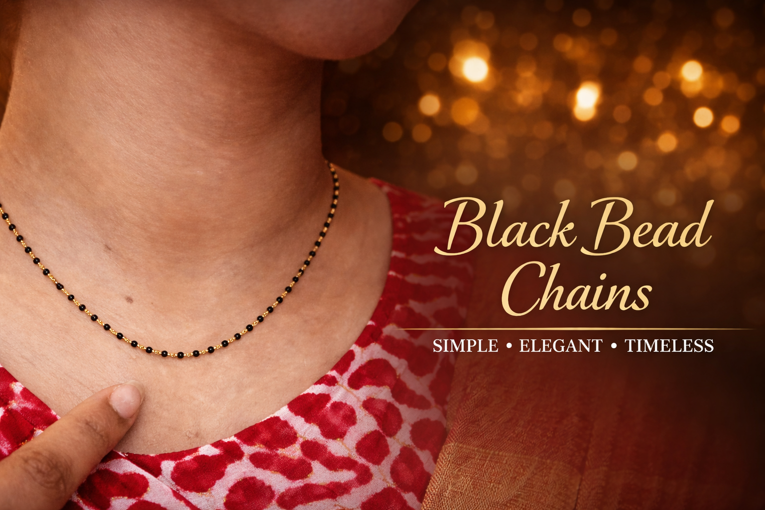 Black Bead Chains – Kila Silver Jewellery